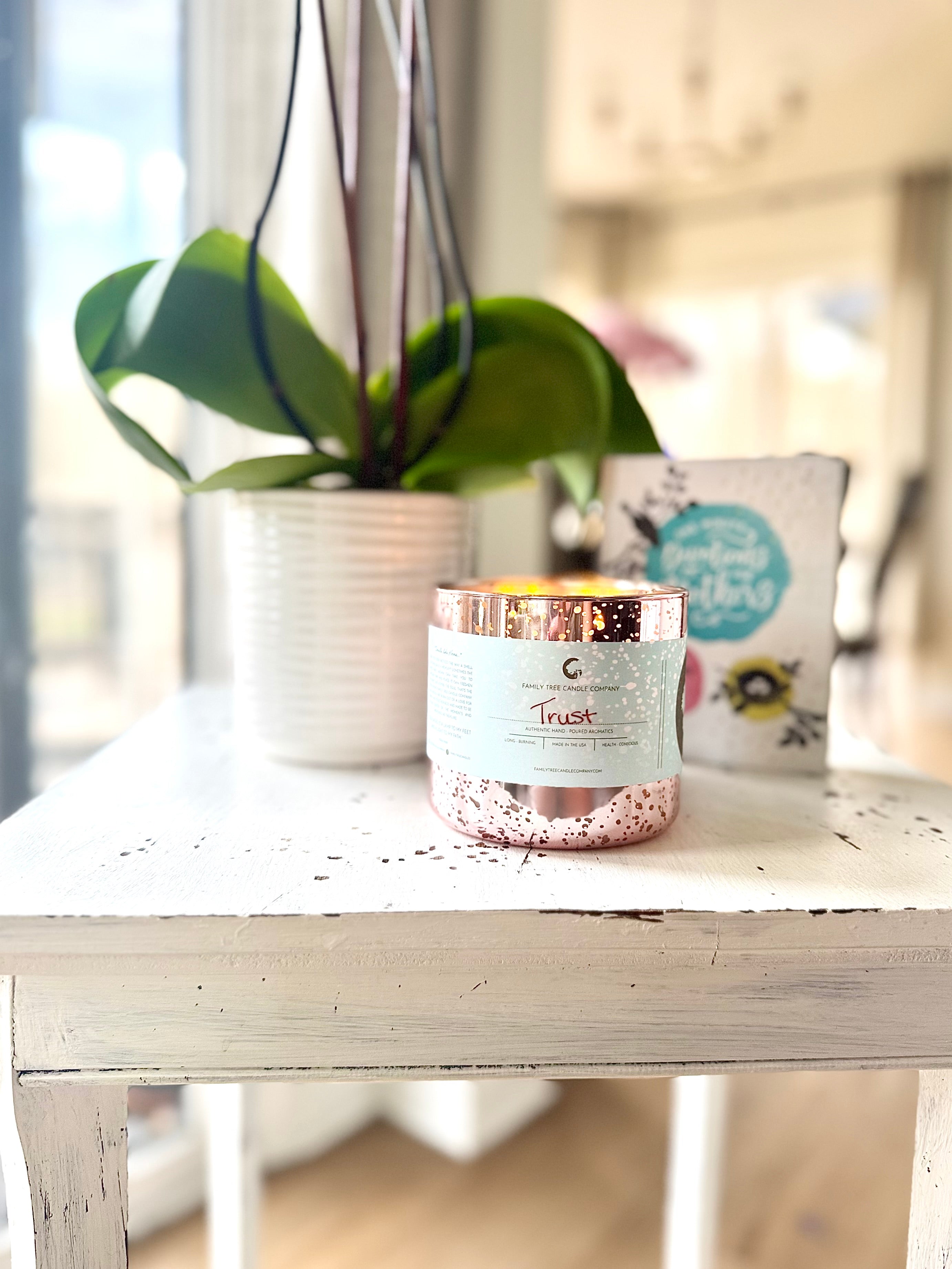 "Smells like home..." – Family Tree Candle Company